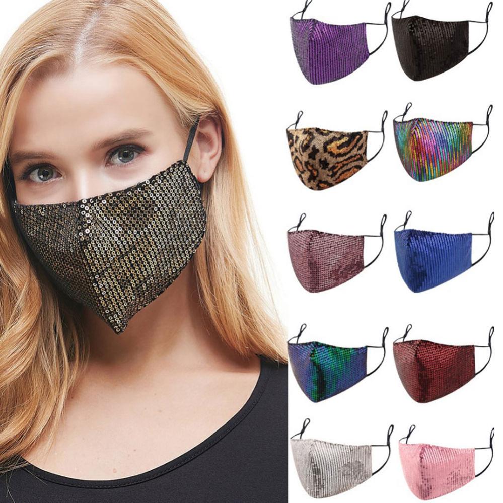 Munnbind med Paljetter - Partyhallen.no